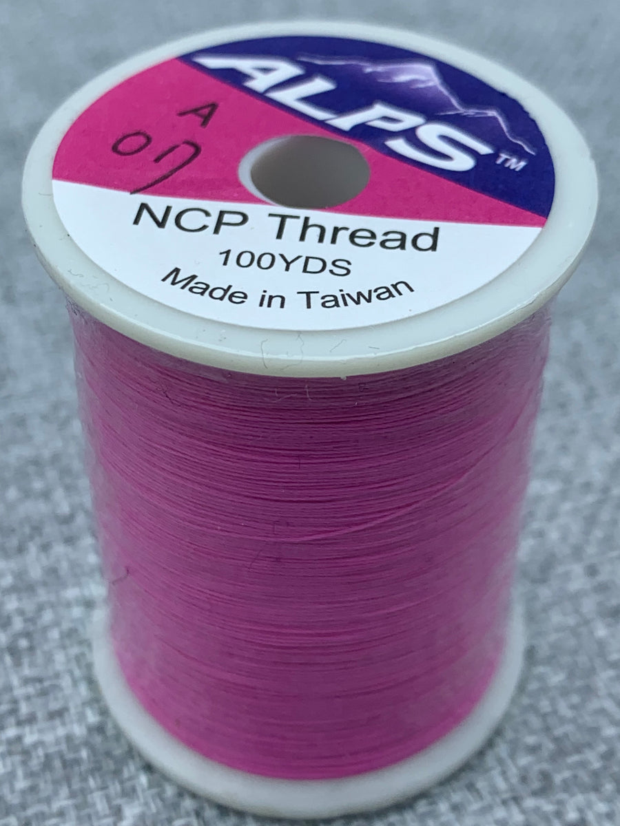 Alps Rod Wrapping Thread - Pink. NCP Size A. – Virgin River Anglers