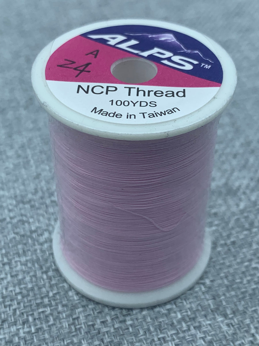 Alps Rod Wrapping Thread - Light Pink. NCP Size A. – Virgin River Anglers