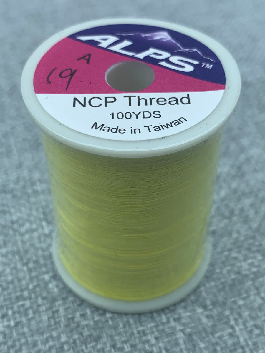 Alps Rod Wrapping Thread - Yellow. NCP Size A. – Virgin River Anglers